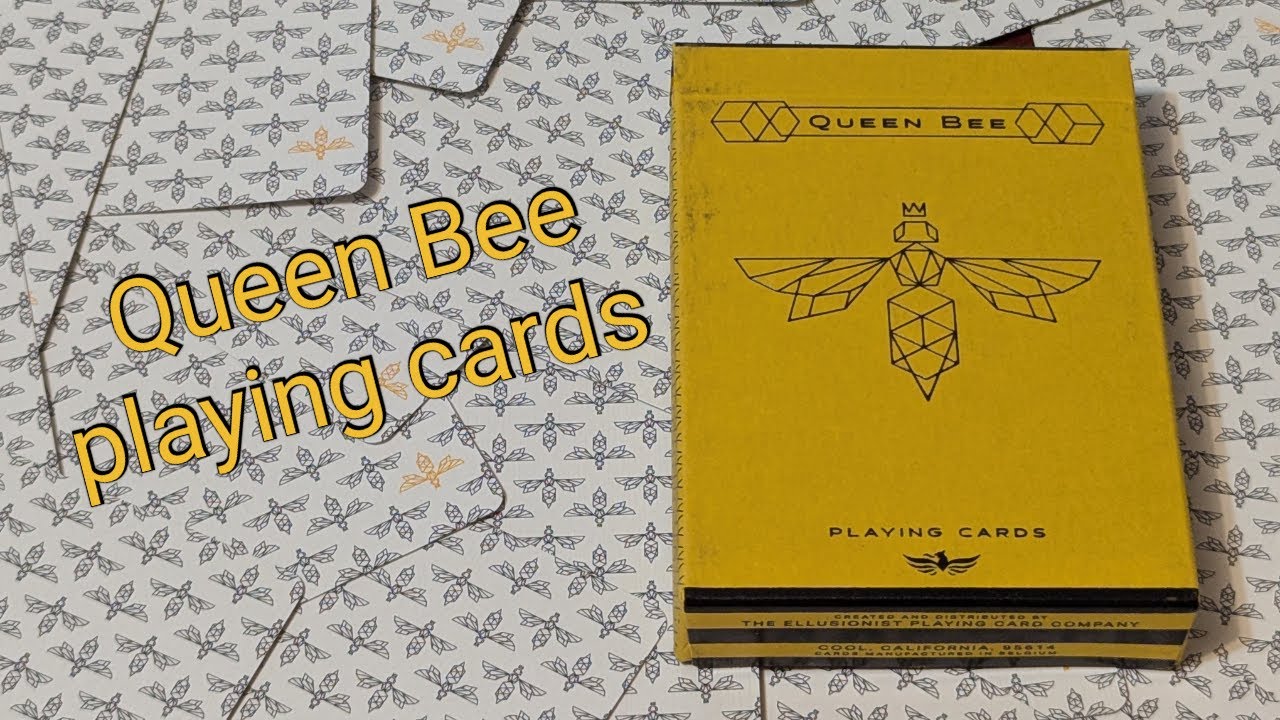 Daily deck review day 228 - Queen Bee playing cards By Ellusionist ...