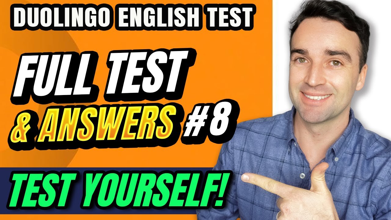 Complete Duolingo English Test 8! Practice Test, DET Ready - YouTube