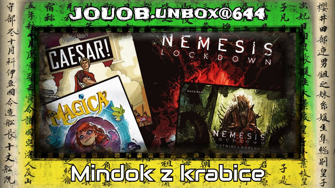 JOUOB.unbox@644 📦 Mindok 💠 Nemesis Lockdown 🔸 Chytridi 🔸 Caesar 🔸 Via Magica - YouTube