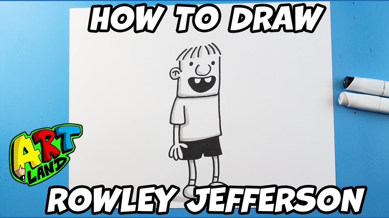 How to Draw Rowley Jefferson | Diary of a Wimpy Kid - YouTube