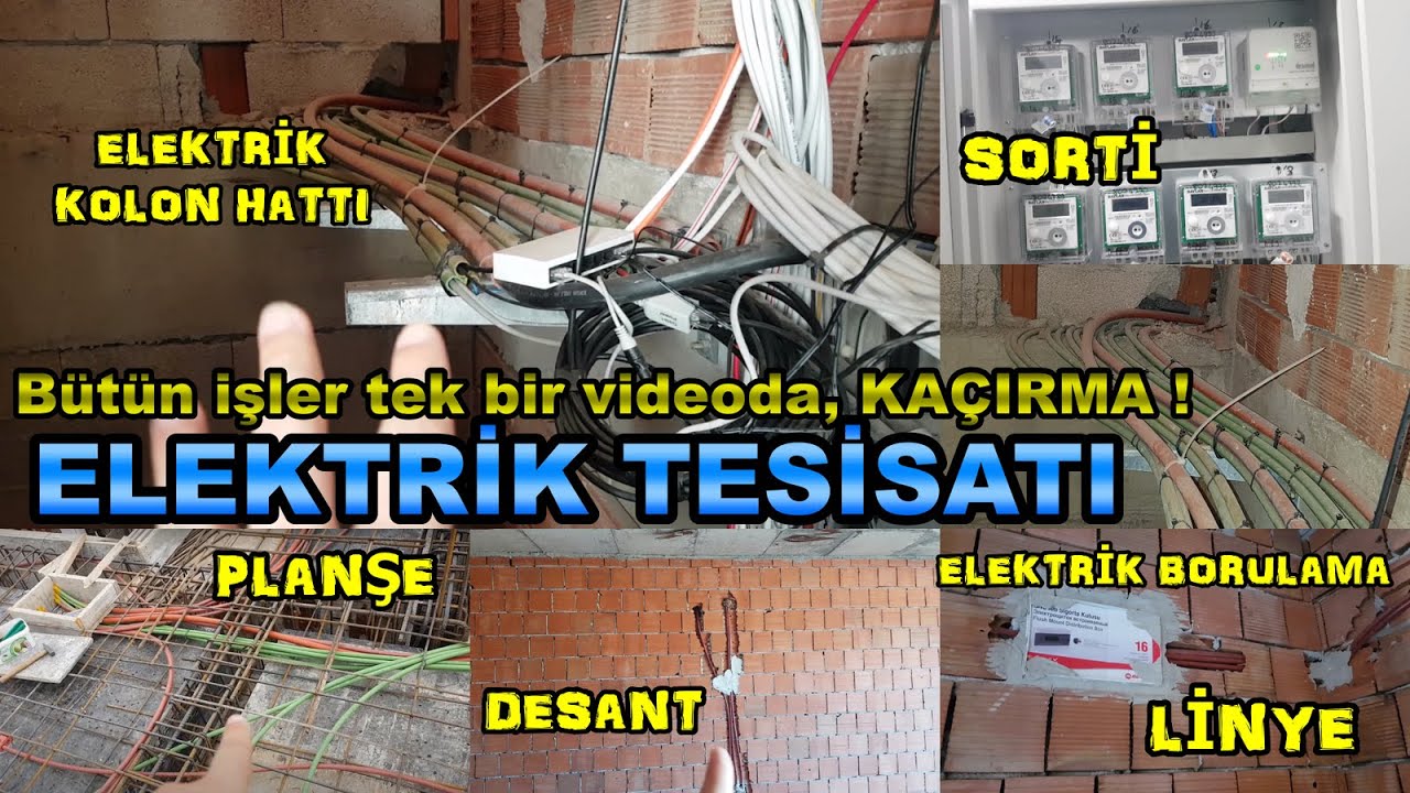 ⚡#ELEKTRİK #TESİSATI NA DAİR HER ŞEY BU VİDEODA/ ÖĞRENMEK İSTEYENLER # ...