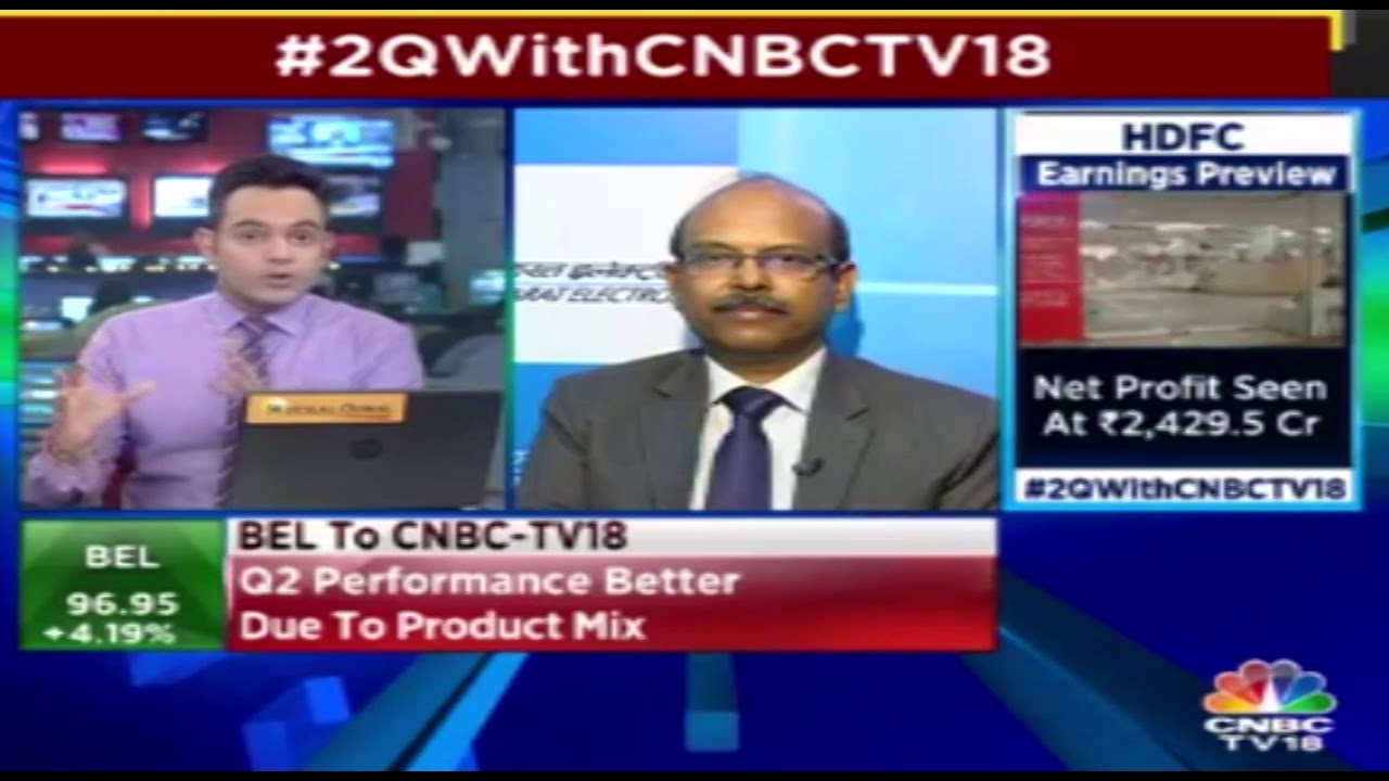 BEL At 96.85 Up By 4.08%, MV Gowtama CMD, BEL | CNBC-TV18 Half Time ...