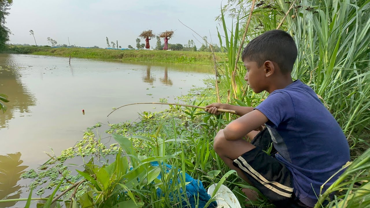 Best Amazing Fishing Video 2023 ~ Fishing With Hook ~ Traditional Hook ...