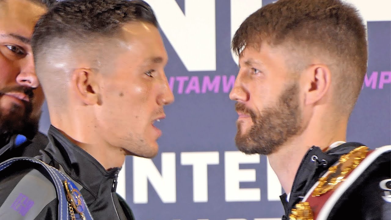 WHO FLINCHED?! Liam Davies vs Jason Cunningham • FACE OFF | Queensberry ...