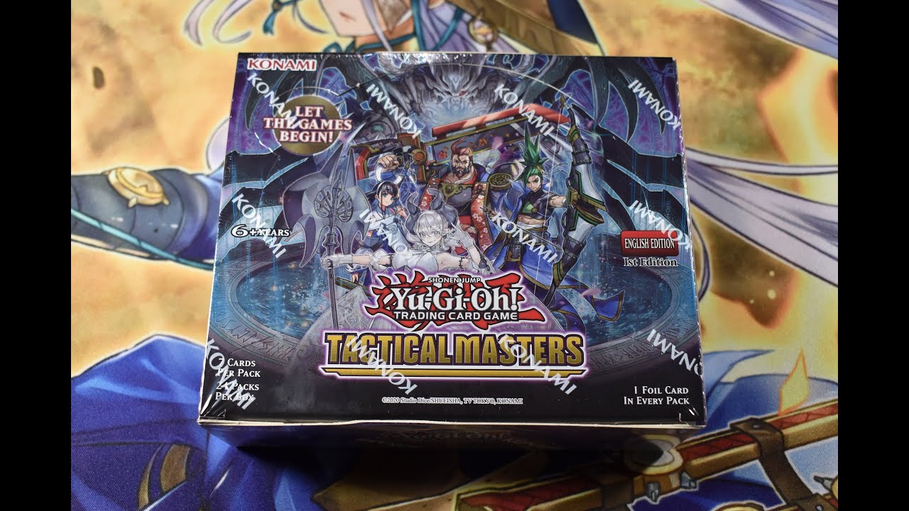 Opening Tactical Masters Booster Box TCG Yugioh - YouTube