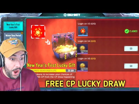 *Free* 🤯 How To Get Free Cp in New Year's First Lucky Gift Event Codm 2023 | Winter Ornaments Tokens
