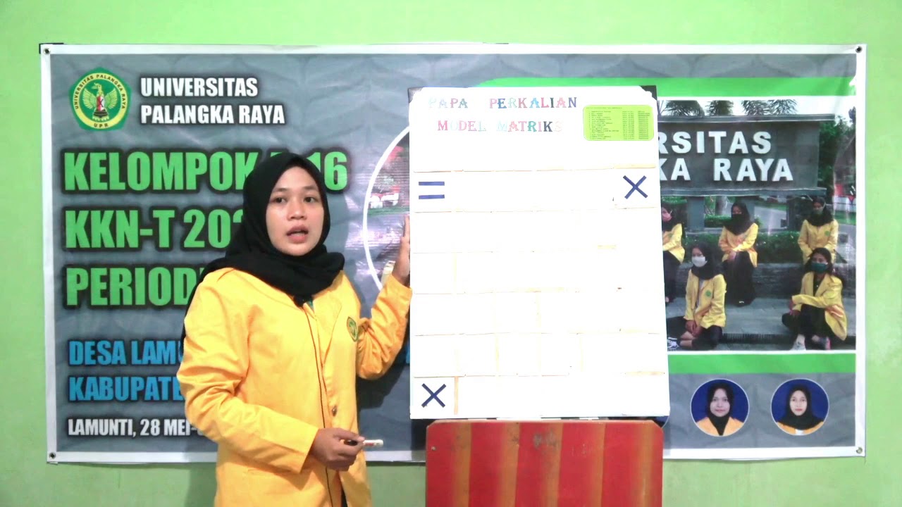 ALAT PERAGA MATEMATIKA PAPAN PERKALIAN MODEL MATRIKS - YouTube