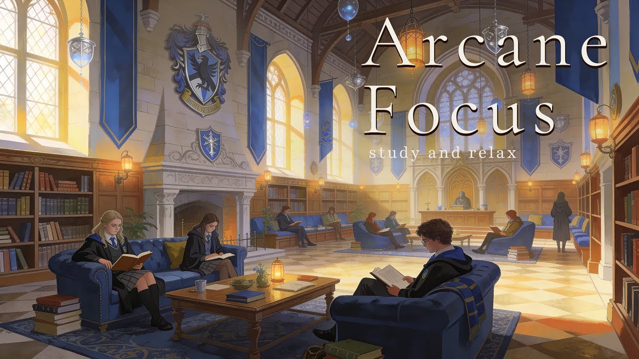 Calm Music for Study and Relax | Arcane Focus | Ravenclaw Hall - YouTube