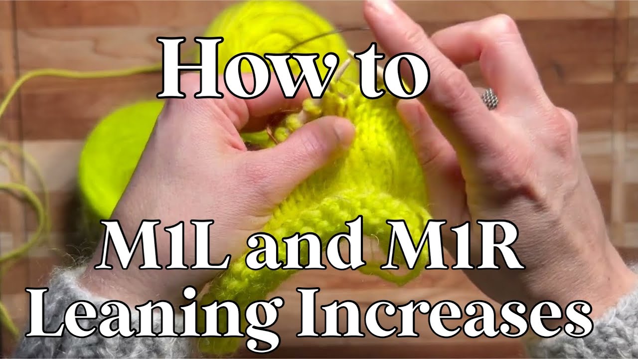 Pairs Well With Knitting Tutorial| M1L and M1R - YouTube
