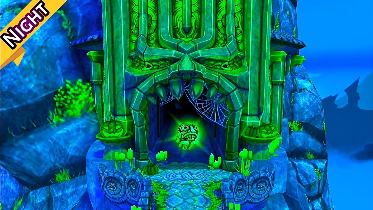 Temple Run 2 Spooky Summit Night Map Gameplay - YouTube