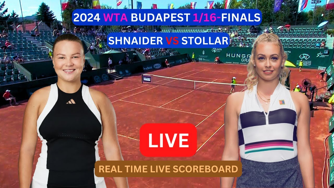 Diana Shnaider Vs Fanny Stollar LIVE Score UPDATE Today Women's Tennis ...
