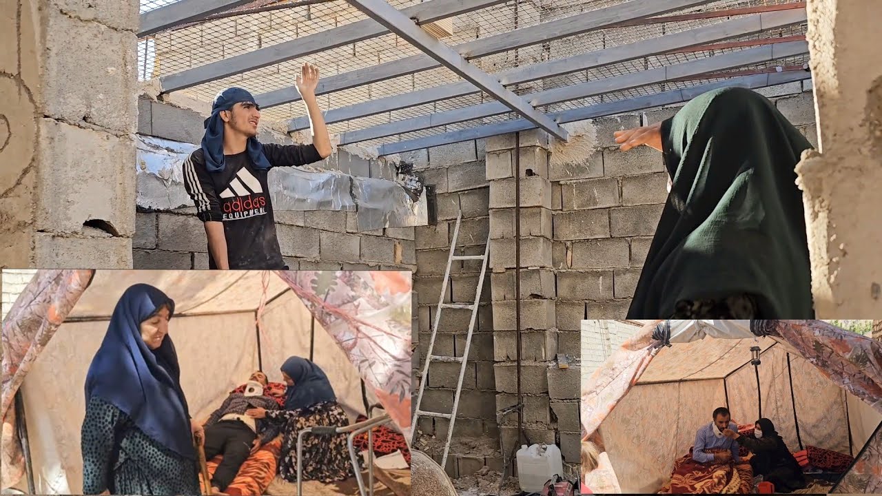 Finishing the welding of the roof and meeting Fatima with Hamza's ...