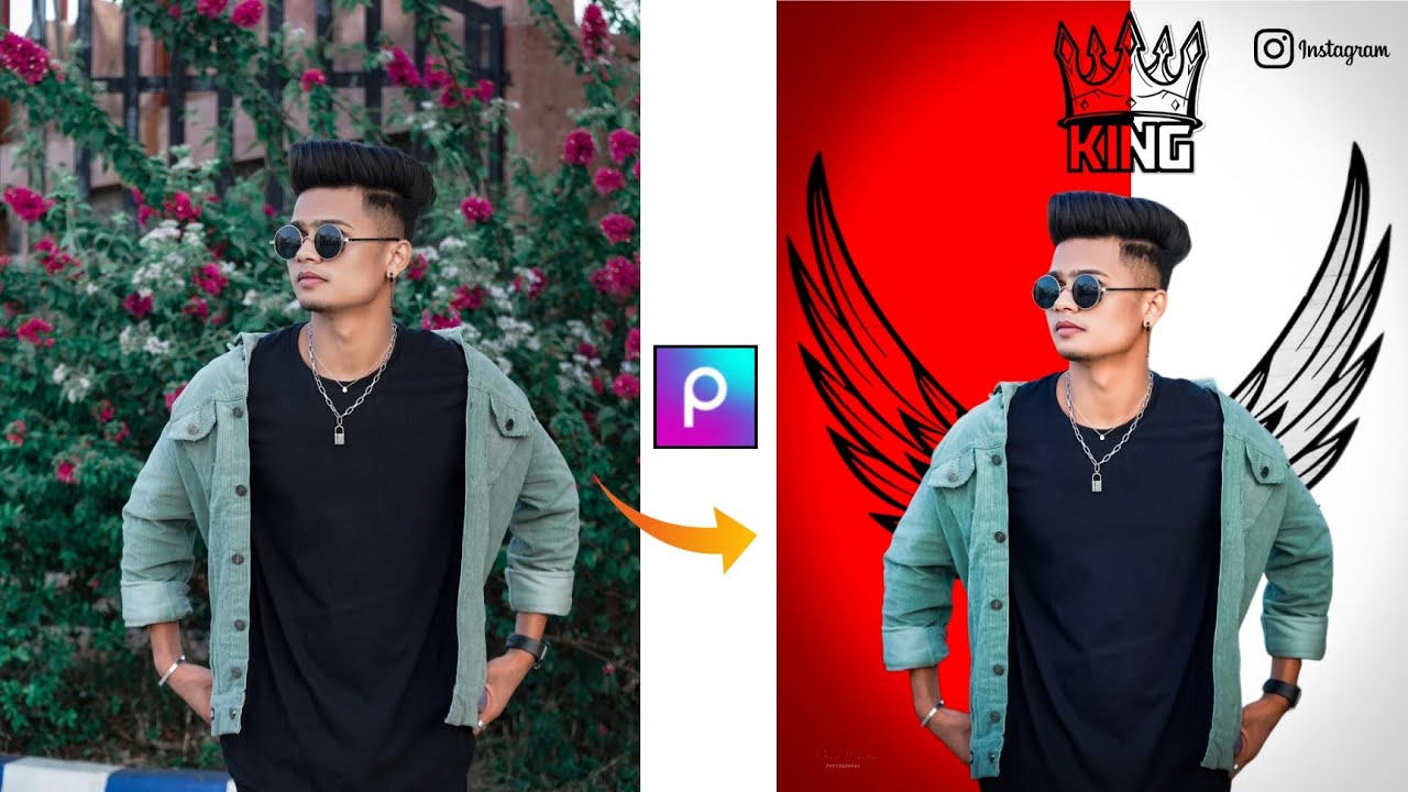 New Trending Crown King Photo Editing || Instagram Viral Photo Editing ...
