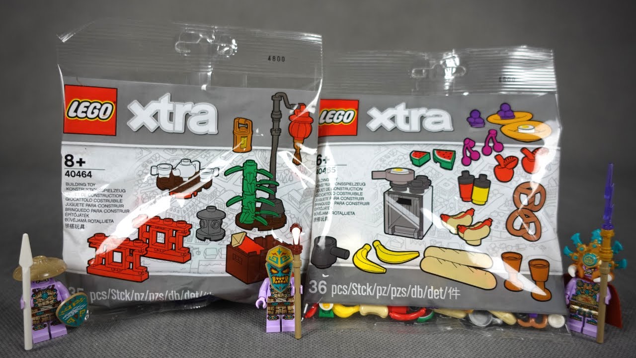 LEGO XTRA 40465 JEDZENIE | LEGO XTRA 40464 CHIŃSKA DZIELNICA - RECENZJA ...