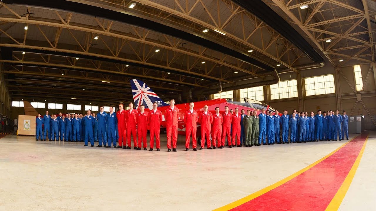 Red Arrows 50th Anniversary Livery - YouTube