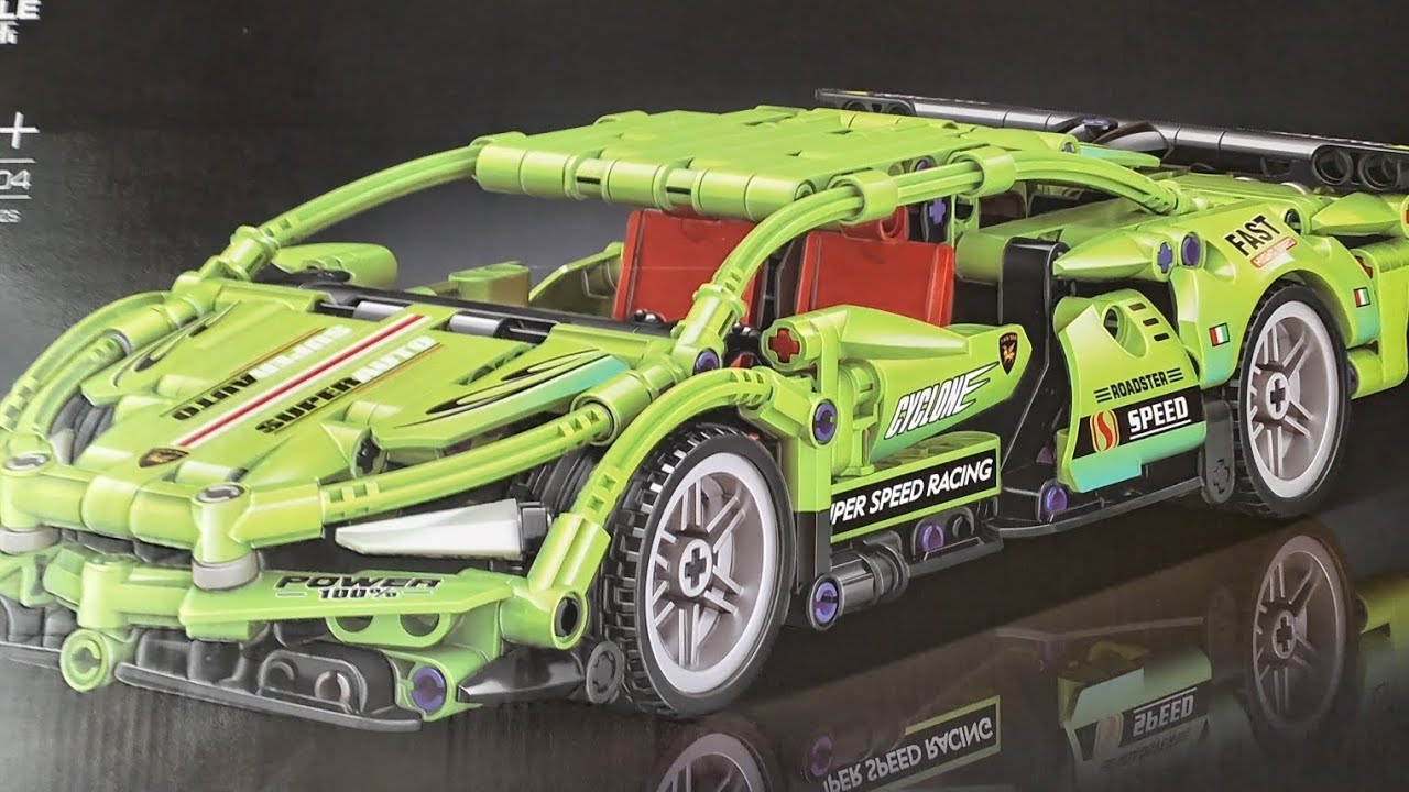 Lego big Lamborghini #legominifigure - YouTube