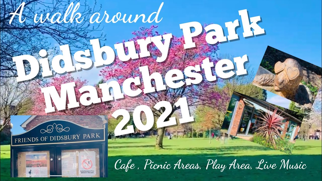 A walk around Didsbury Park , Manchester , on a Beautiful Spring Day ...
