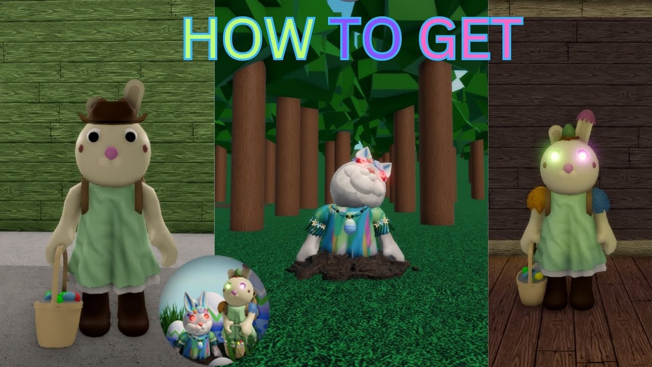 HOW TO GET THE EASTER EGG BADGE & BLIM & BUNNY EASTER MORPHS IN PIGGY ...