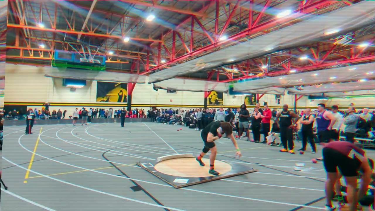 Micheal Hesseltine - Men's 7kg Shot Put @ Wichita State University: (02/01/2025) - YouTube
