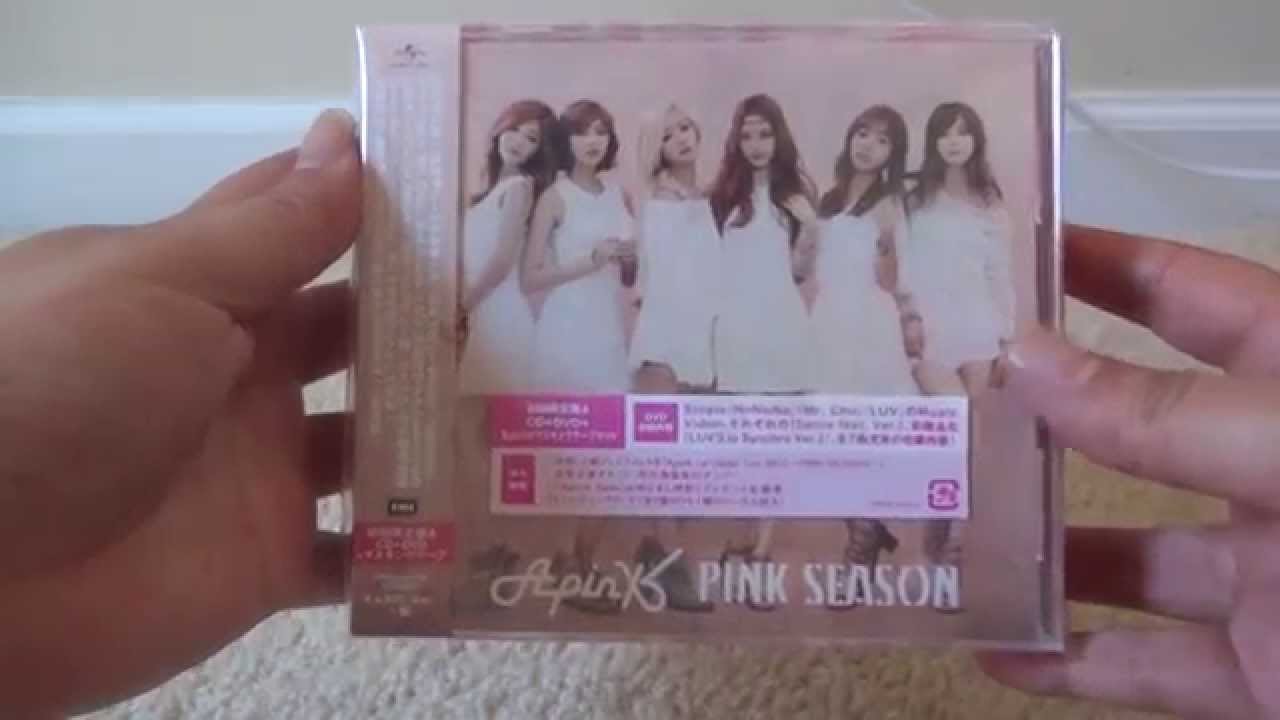 Unboxing Apink Pink Season Japanese Album Type A - YouTube