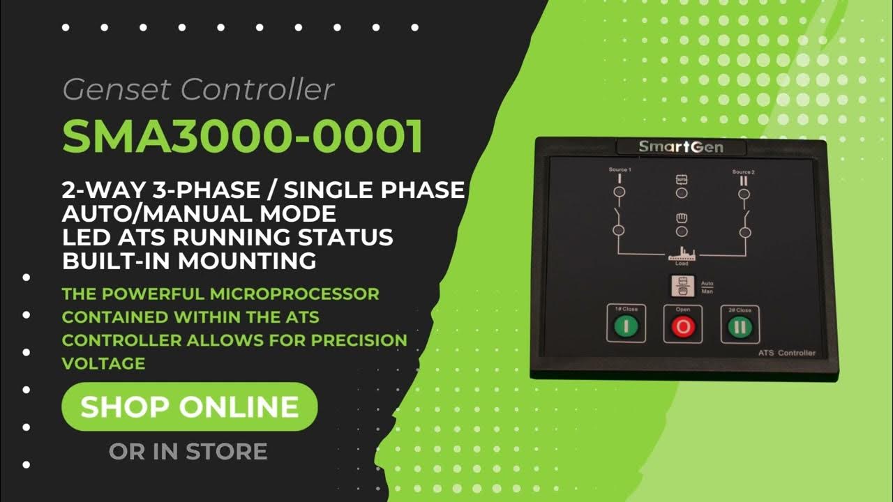 Genset Controller SMA3000 0001 - YouTube