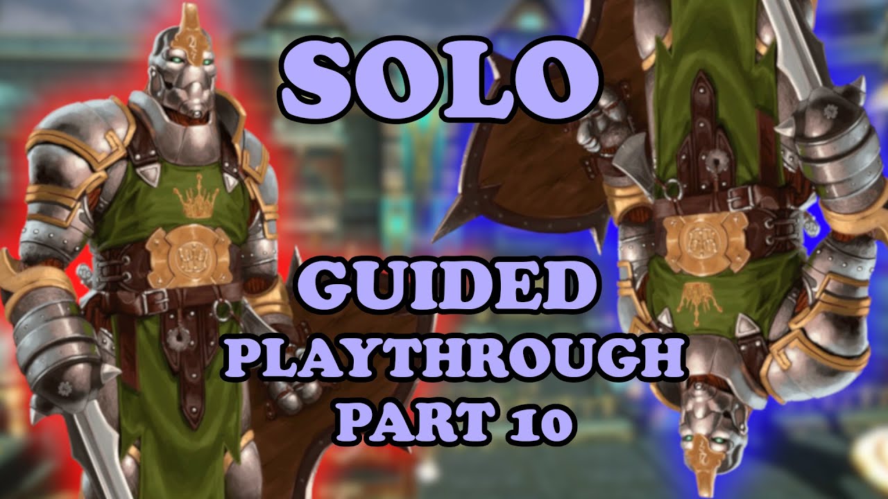 DDO Solo Guided Playthrough Level 21-22 ~ Fighter - YouTube