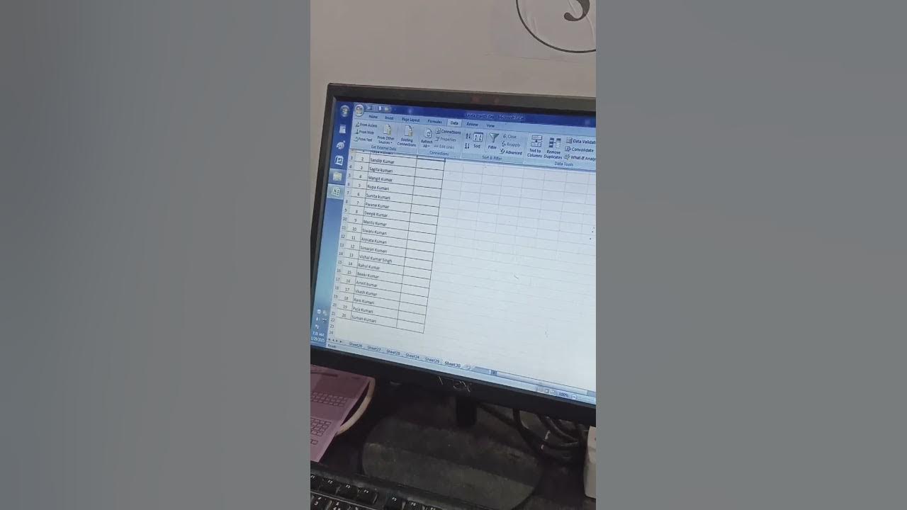 Ms Excel Data Validation - YouTube