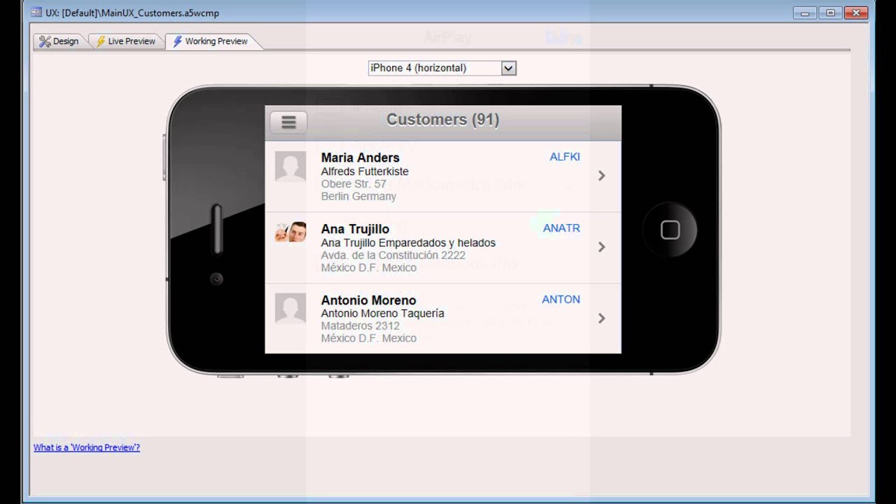AA Mobile Application Demo - YouTube