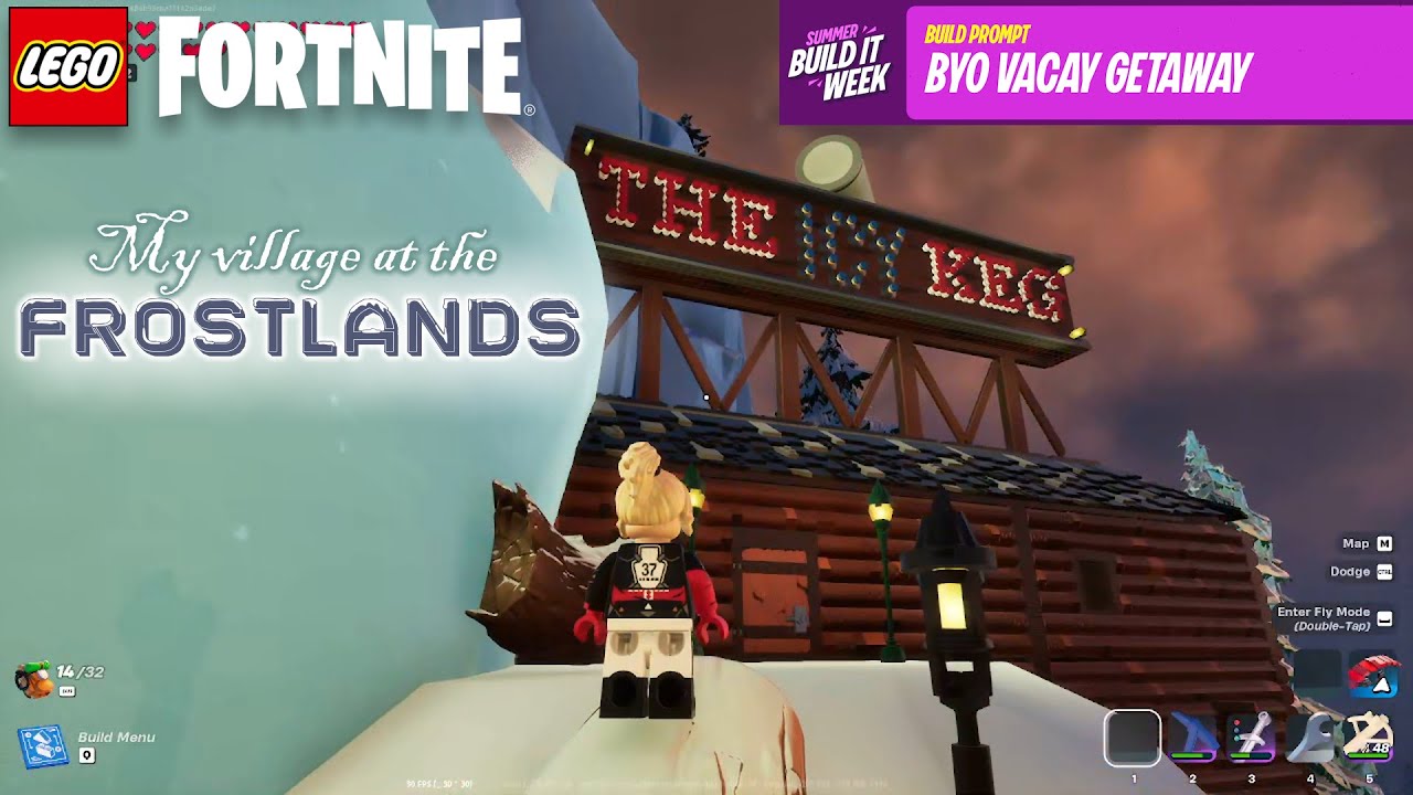 LEGO Fortnite Summer Build it Week: My village at the Frostlands - YouTube