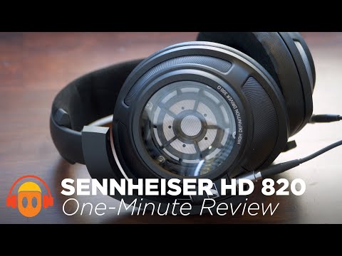 Sennheiser HD 820 Overview (4K) - Minidisc in a Minute