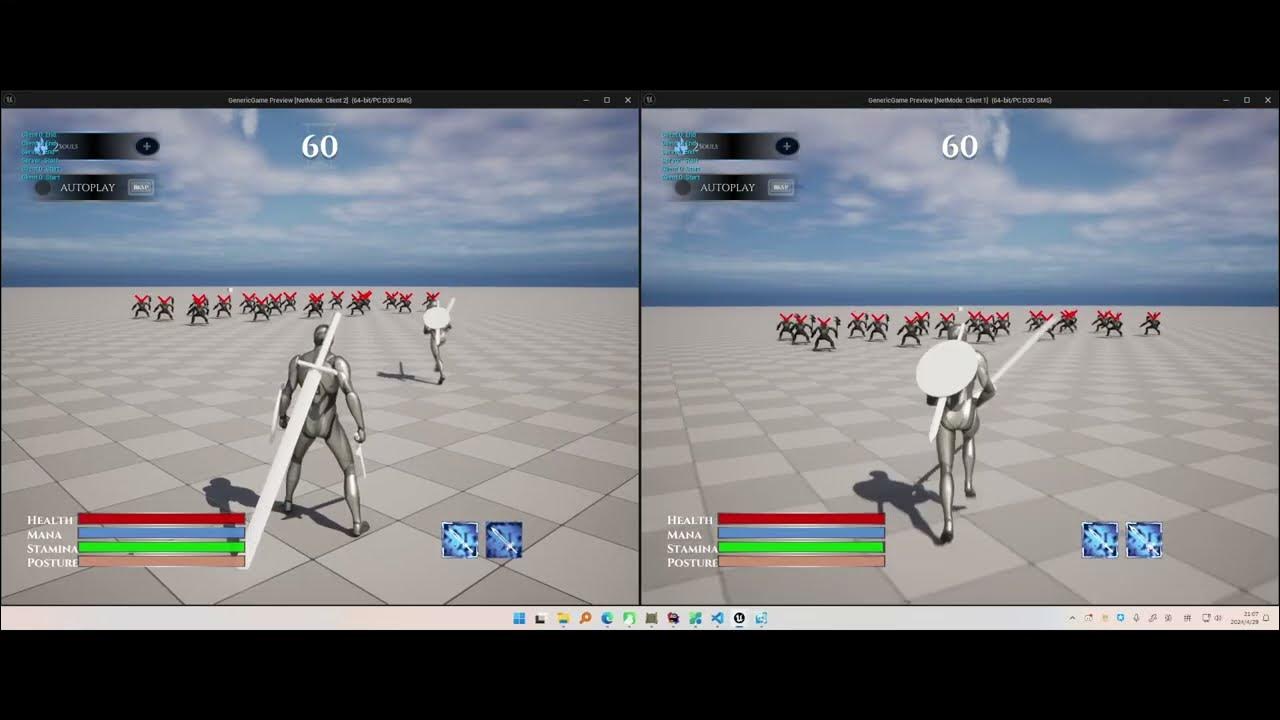 UE5 Generic Combat System, GAS based soul-like game. - YouTube