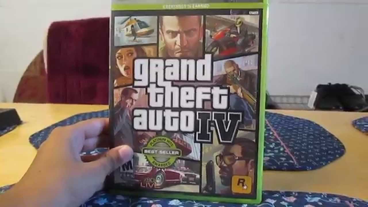 Grand Theft Auto 4 Unboxing - YouTube
