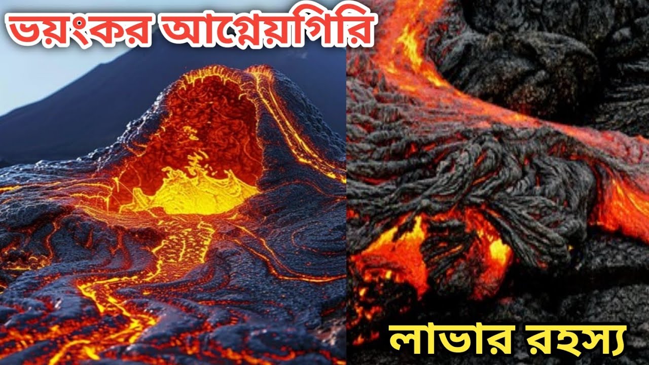 লাভা আগ্নেয়গিরি | ভয়ংকর লাভার উৎপত্তি কোথায় | island lava | lava ...