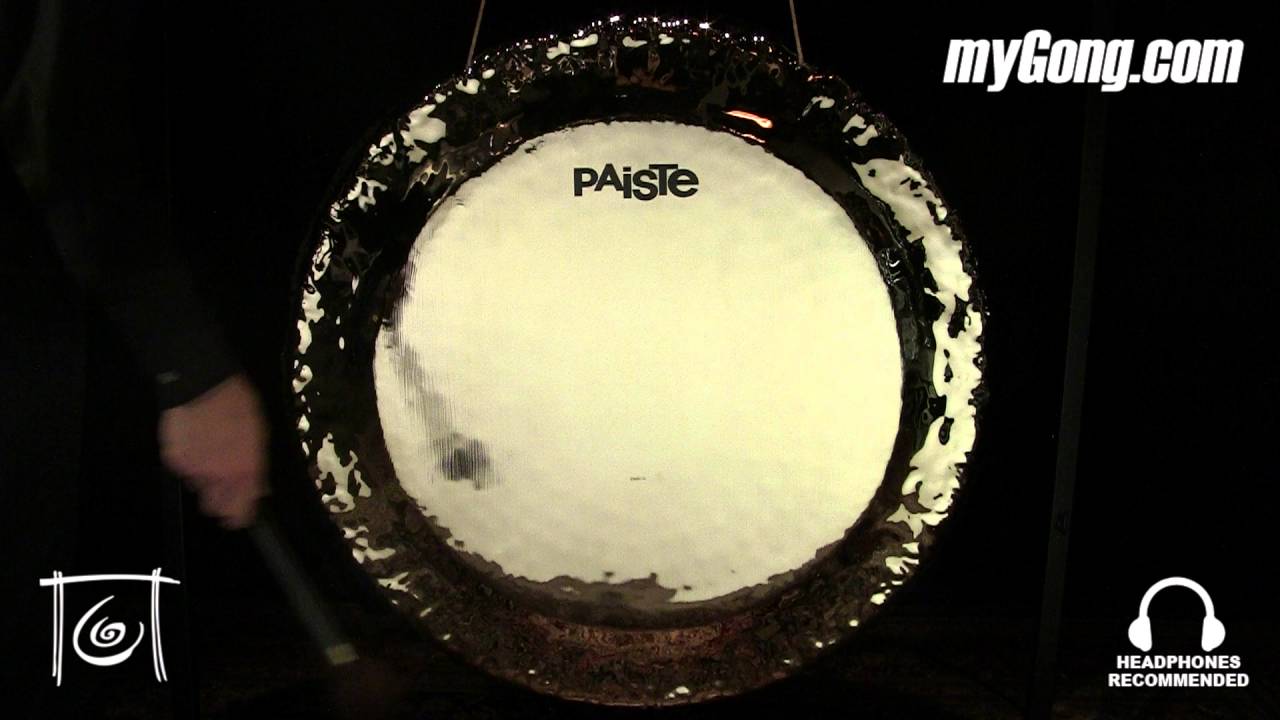 38" Paiste Symphonic Gong - Brilliant (SG15238-1011216G) - YouTube