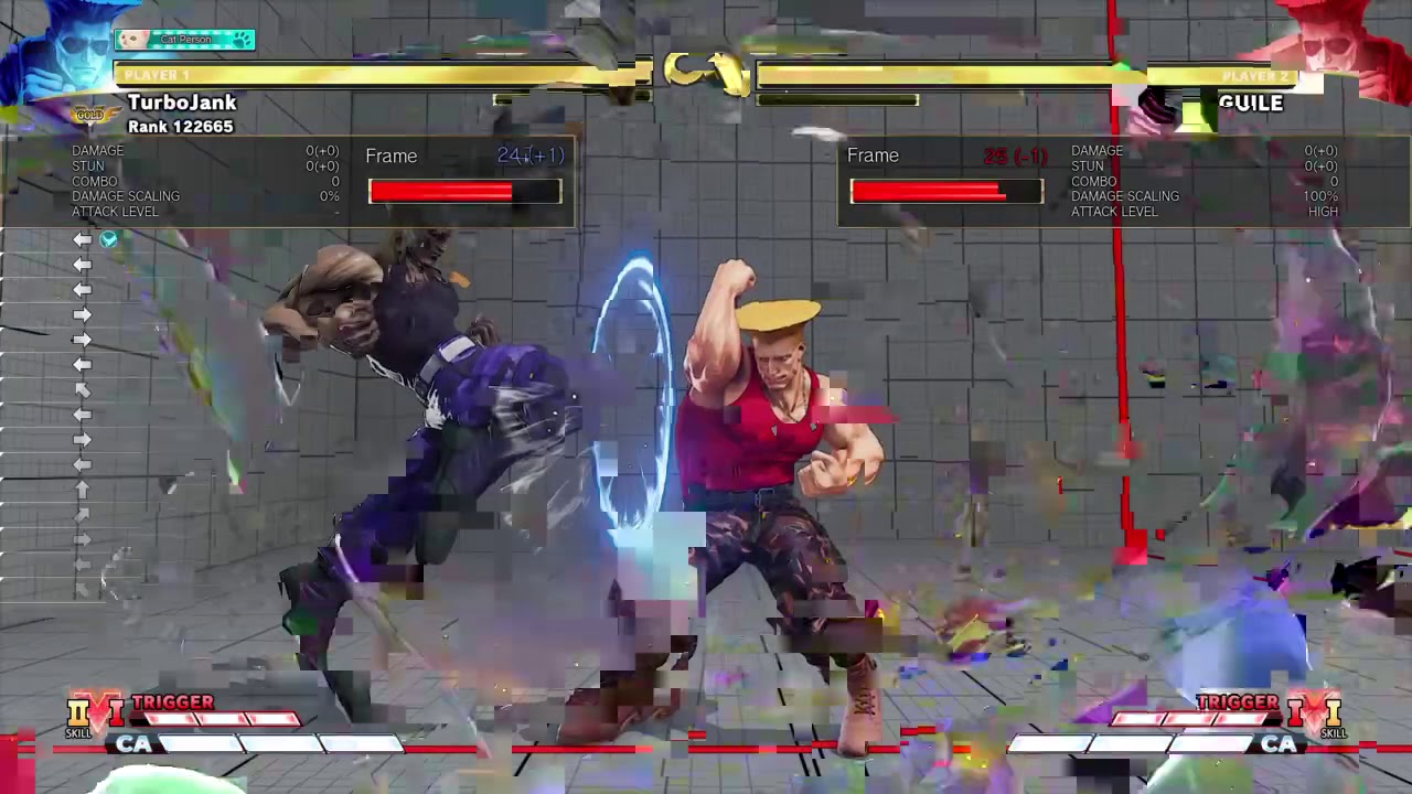 SFV Guile: Punishing Back-Dash During Knee Pressure - YouTube