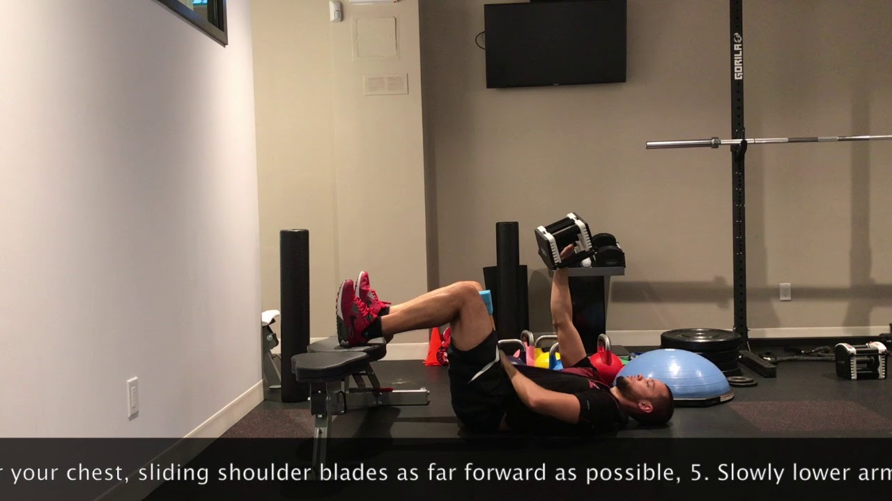 Hip Lift DB Pullover - YouTube