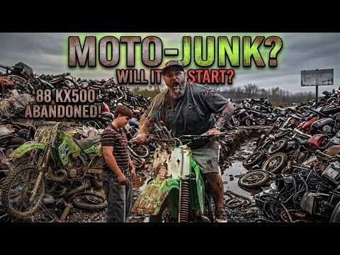This KX500 was left for JUNK! will it ever run again?