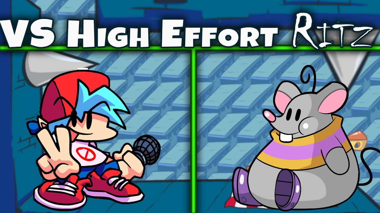 Friday Night Funkin' VS Ritz High Effort FULL WEEK (FNF Mod/Hard) - YouTube