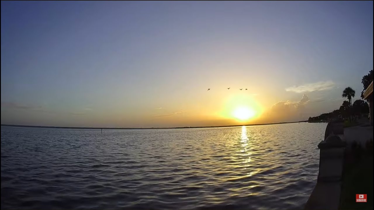 Lake Monroe Florida Beautiful Sunrise - YouTube