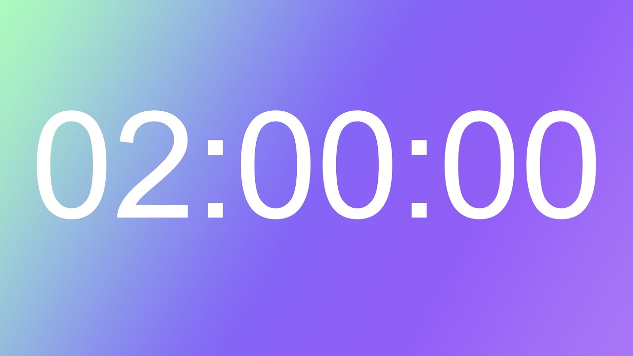 2 Hour (120 Minute) Timer With Alarm - Alarmlı 2 Saat (120 Dakika ...