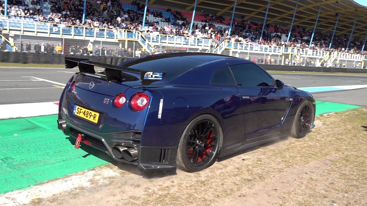 1400HP Nissan GT-R R35 Total Car Concept - Flames, Sounds, Revs & Drag ...