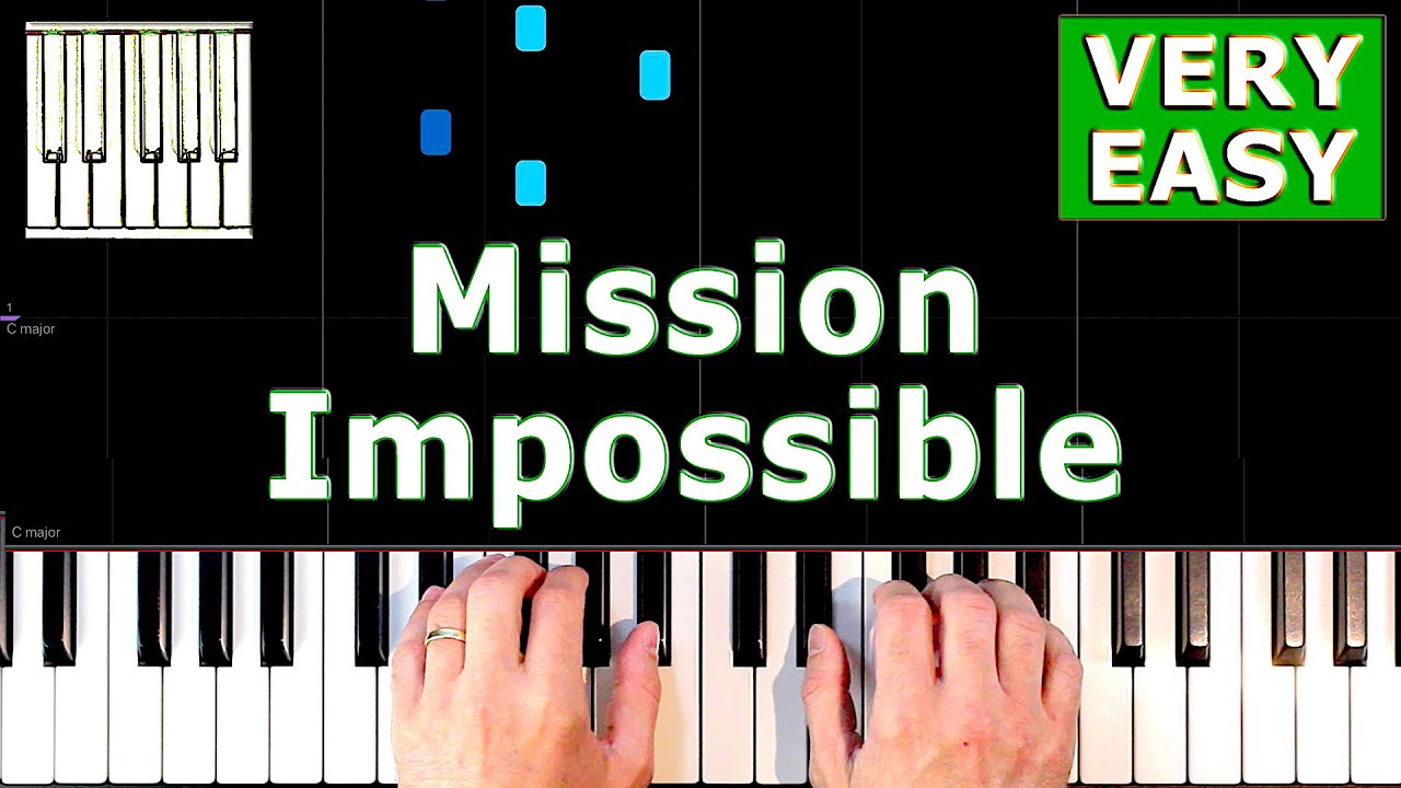 Mission Impossible - Beginner Piano Tutorial - YouTube