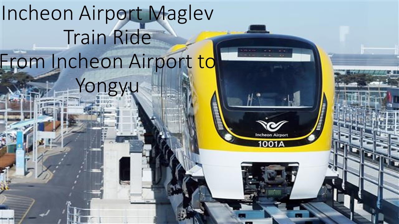 Incheon Airport Maglev Line Full Ride (Incheon Airport-Yongyu) 인천공항 자기 ...