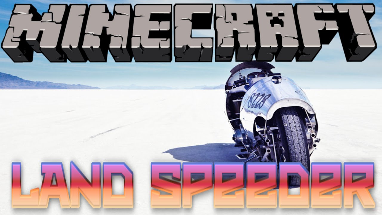 Minecraft Vehicle Tutorial - Land Speeder. - YouTube