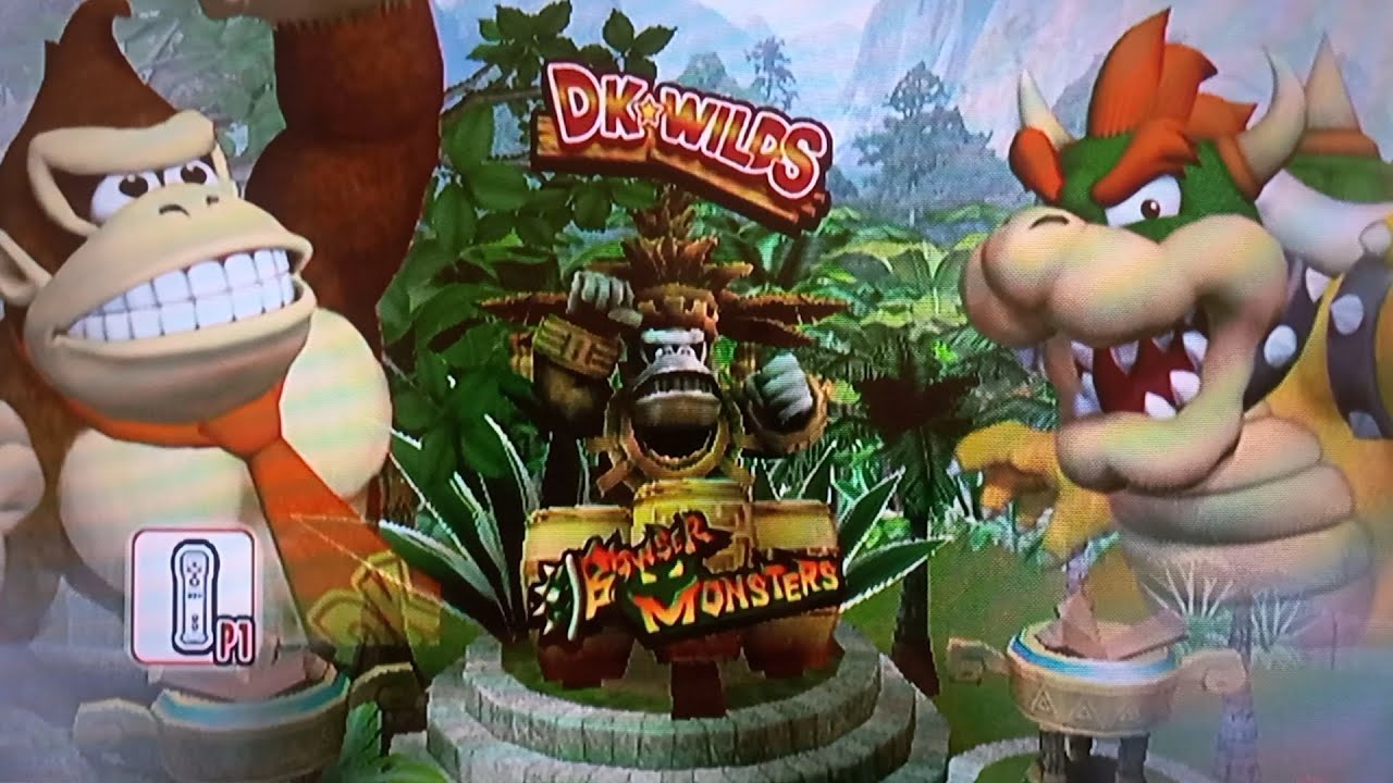Mario super sluggers- Donkey kong vs Bowser Round 2 - YouTube