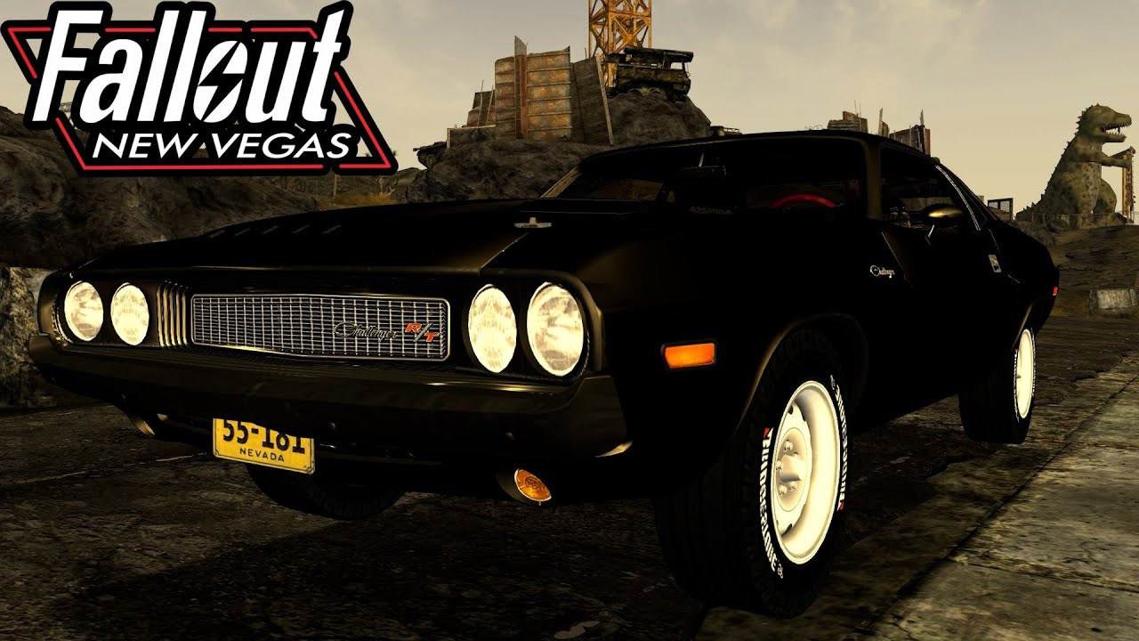 You Can Drive A Dodge Challenger in Fallout New Vegas - YouTube