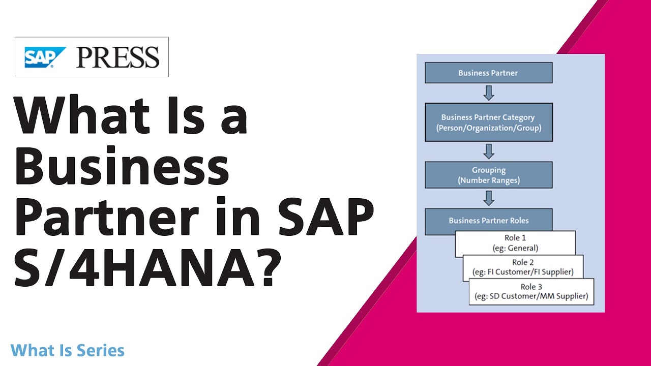 What Is a Business Partner in SAP S/4HANA? - YouTube