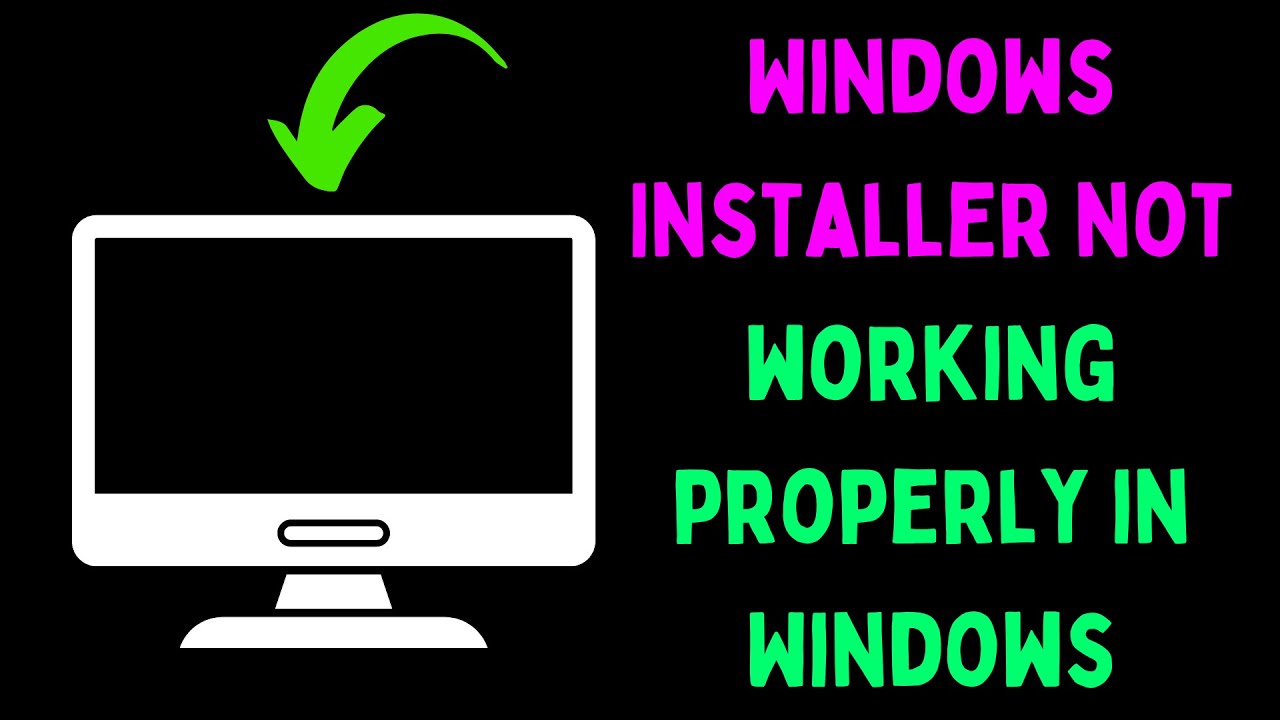 How to Fix Windows Installer Not Working Properly in Windows 11 - YouTube