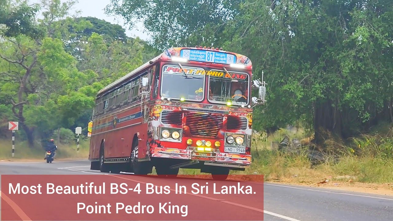 Most Beautiful Ashok Leyland Government SLTB Bus In Sri Lanka || Point Pedro King Video ...