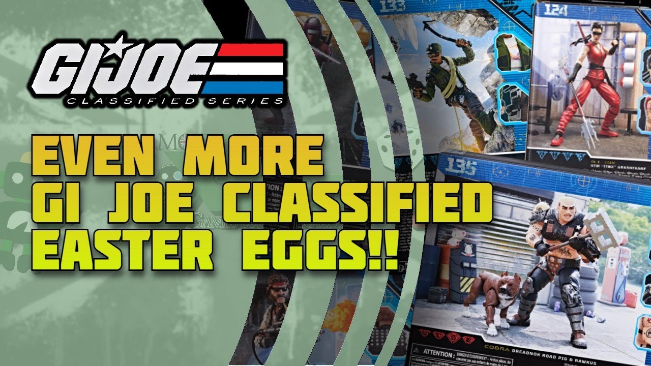 Even more GI Joe Classified Packaging Easter Eggs... (Part 3) - YouTube